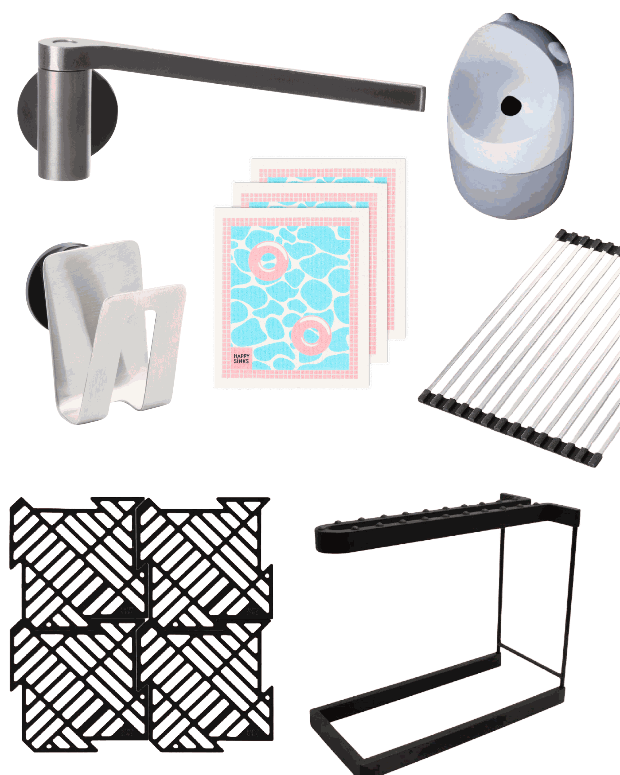 Kitchen Organizer Set - Ultimate Stainless Steel Bundle – HAPPY SiNKS